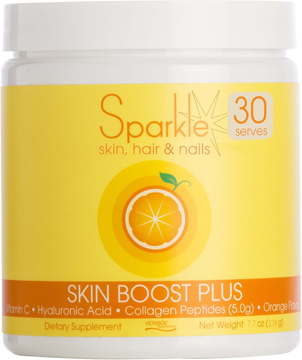 Amazon.com: Sparkle Skin Boost Plus Verisol Collagen Peptides Protein ...