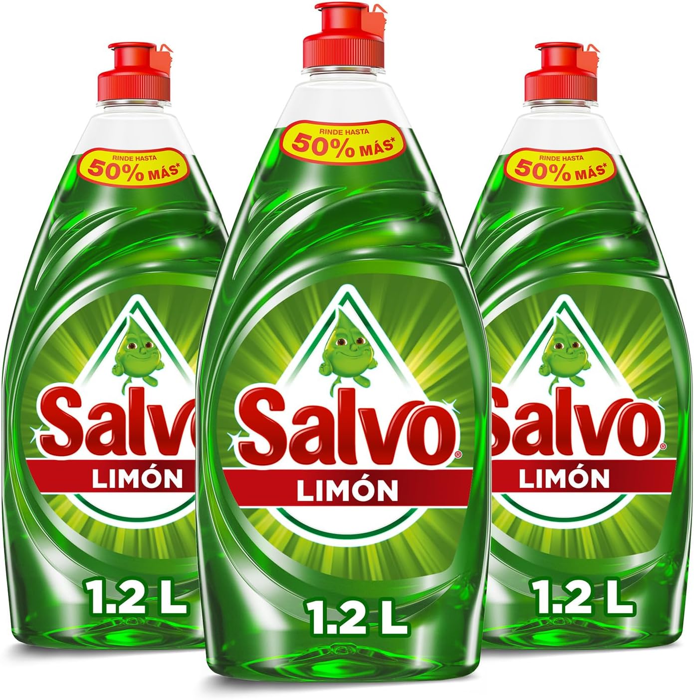 SALVO Lavatrastes Líquido Líquido Limón, jabón liquido que remueve ...