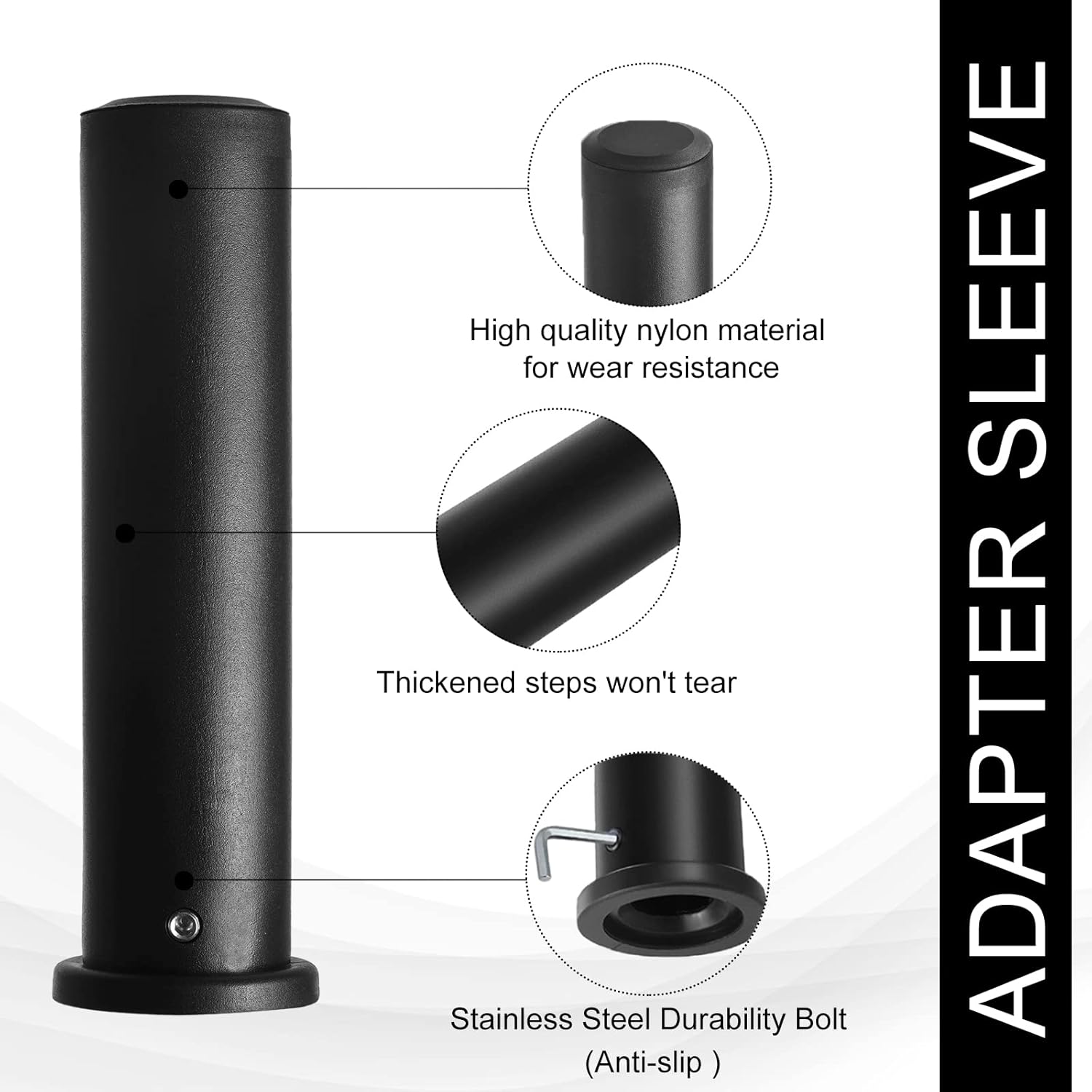 LAVVON Funda adaptadora olímpica (2 unidades), convierte postes de ...