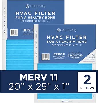MEDIFY PRO 20x25x1 Filter - MERV 11 - E11 Media - Air Cleaning ...