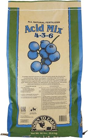 Amazon.com : Down to Earth All Natural Fertilizers Acid Mix 4-3-6, 50 ...