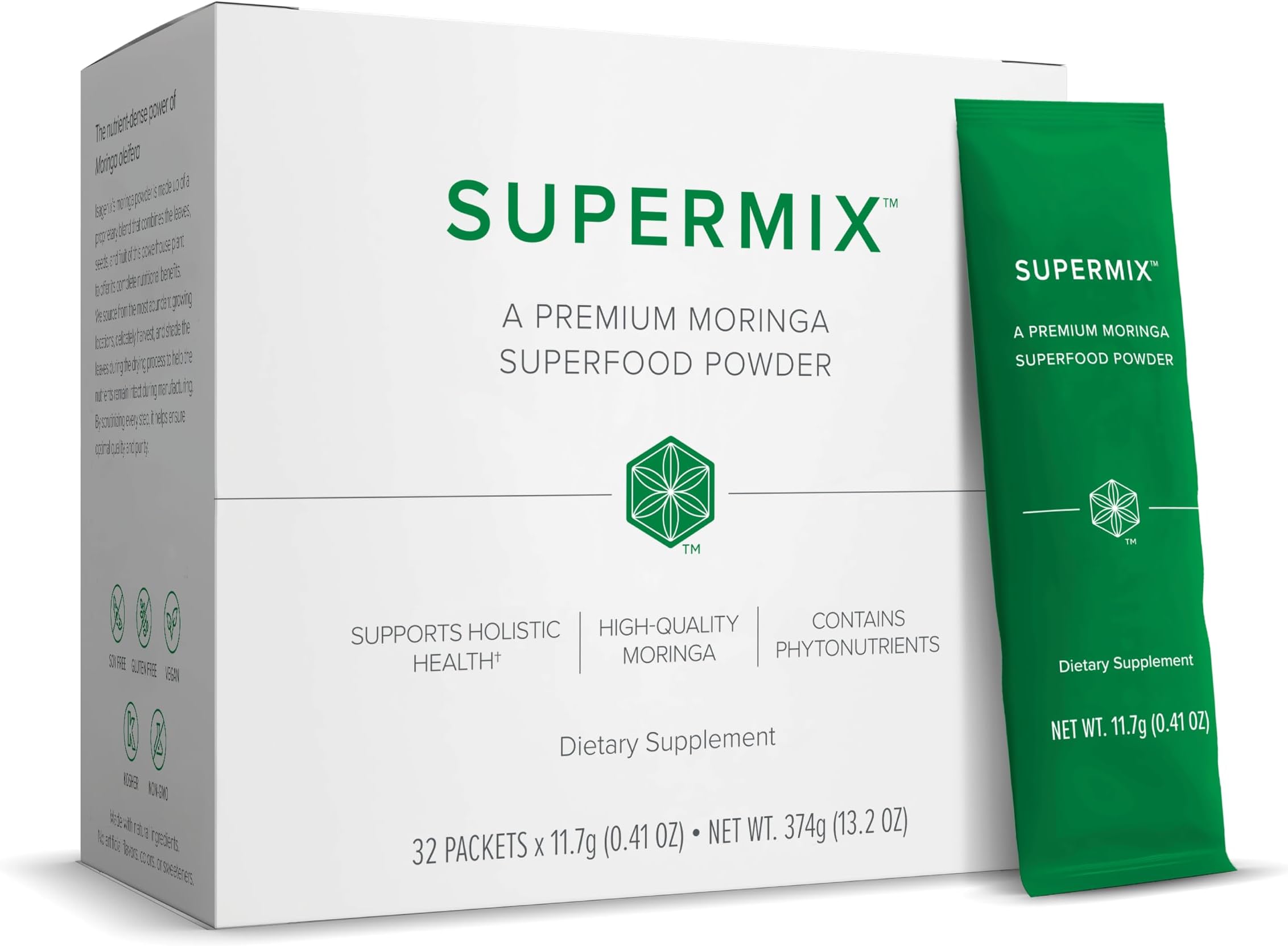 Amazon.com: Isagenix SuperMix - Premium Moringa Superfood Powder with ...