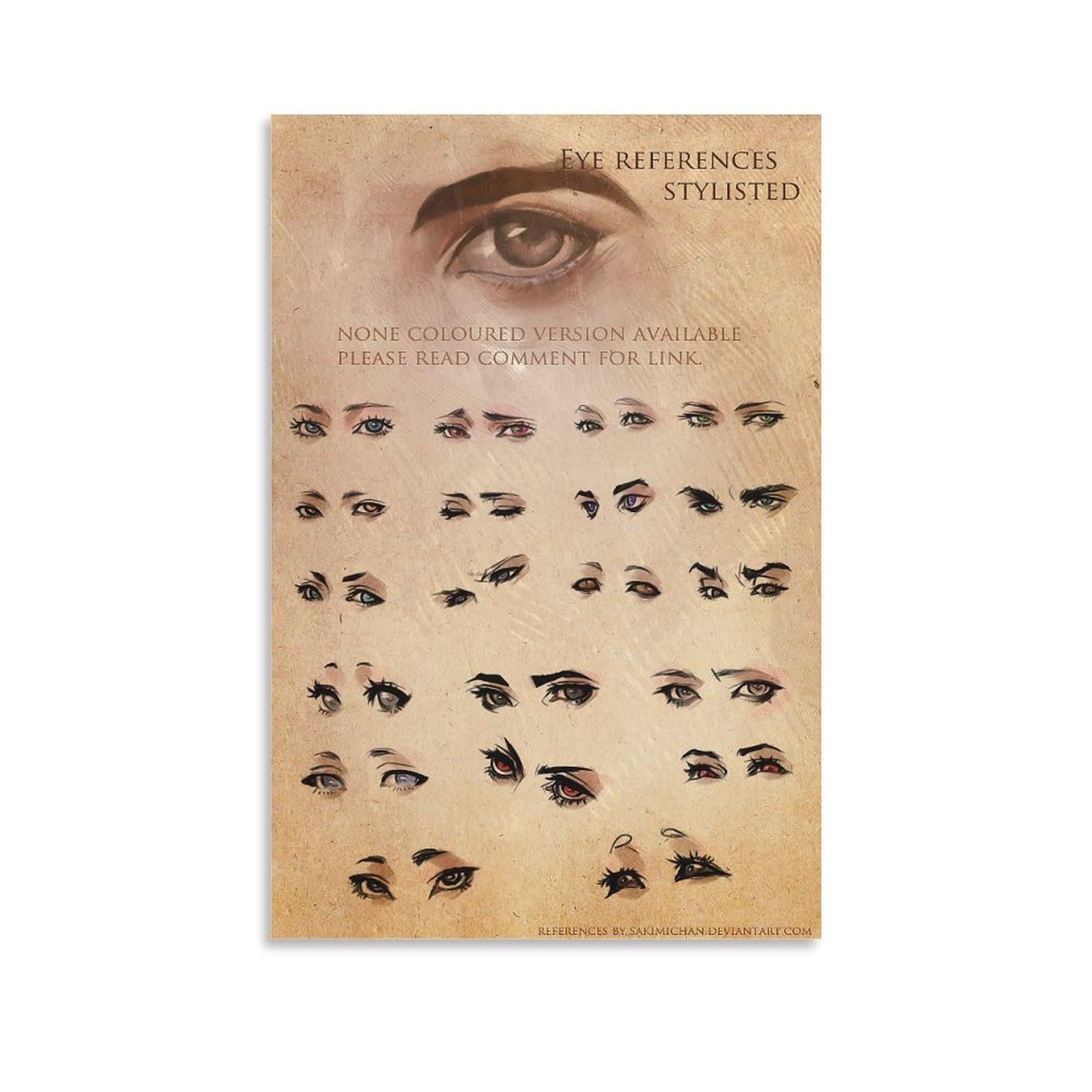 Eye Shape Chart Drawing