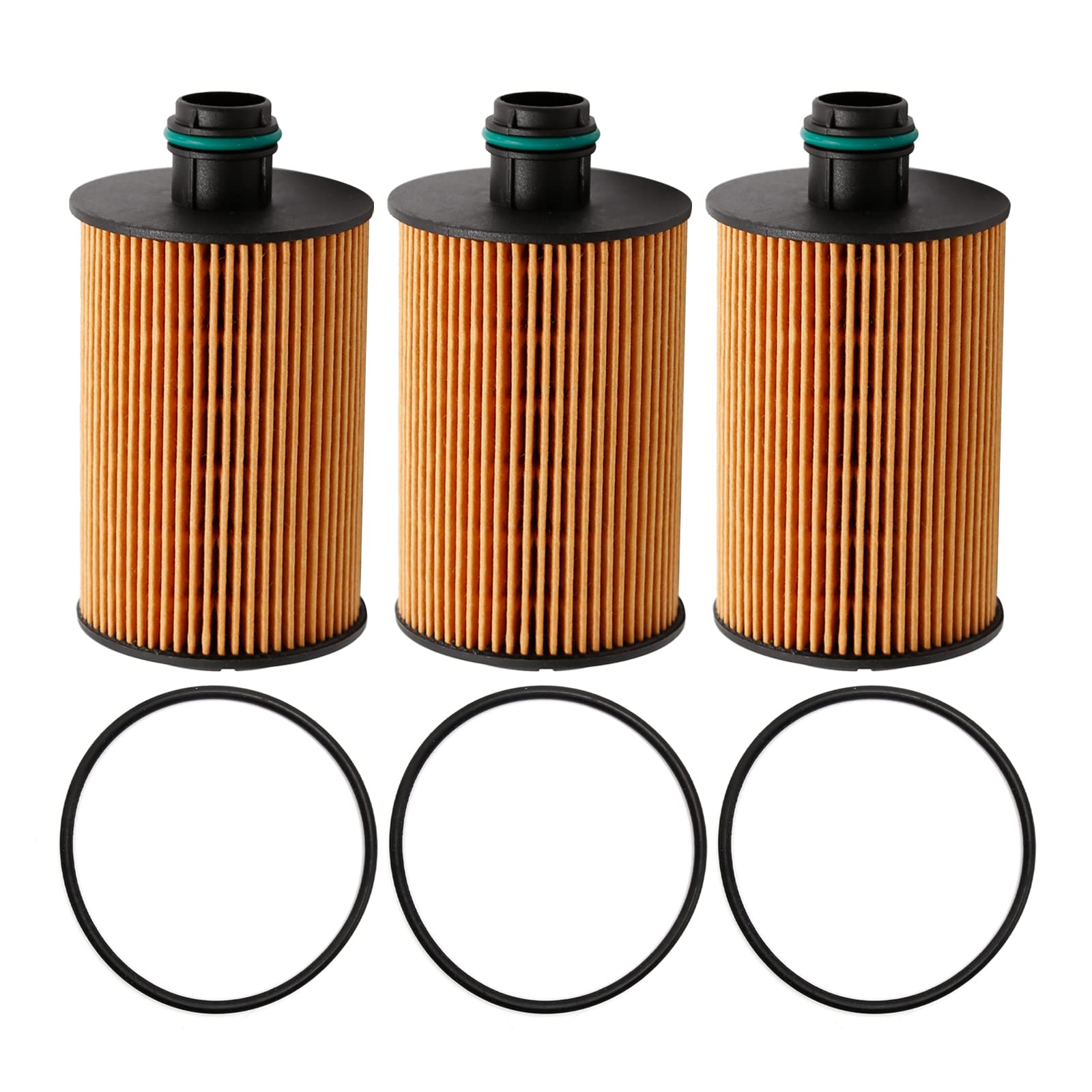 Amazon.com: Saihisday 68229402AA Engine Oil Filter with O-ring Element ...