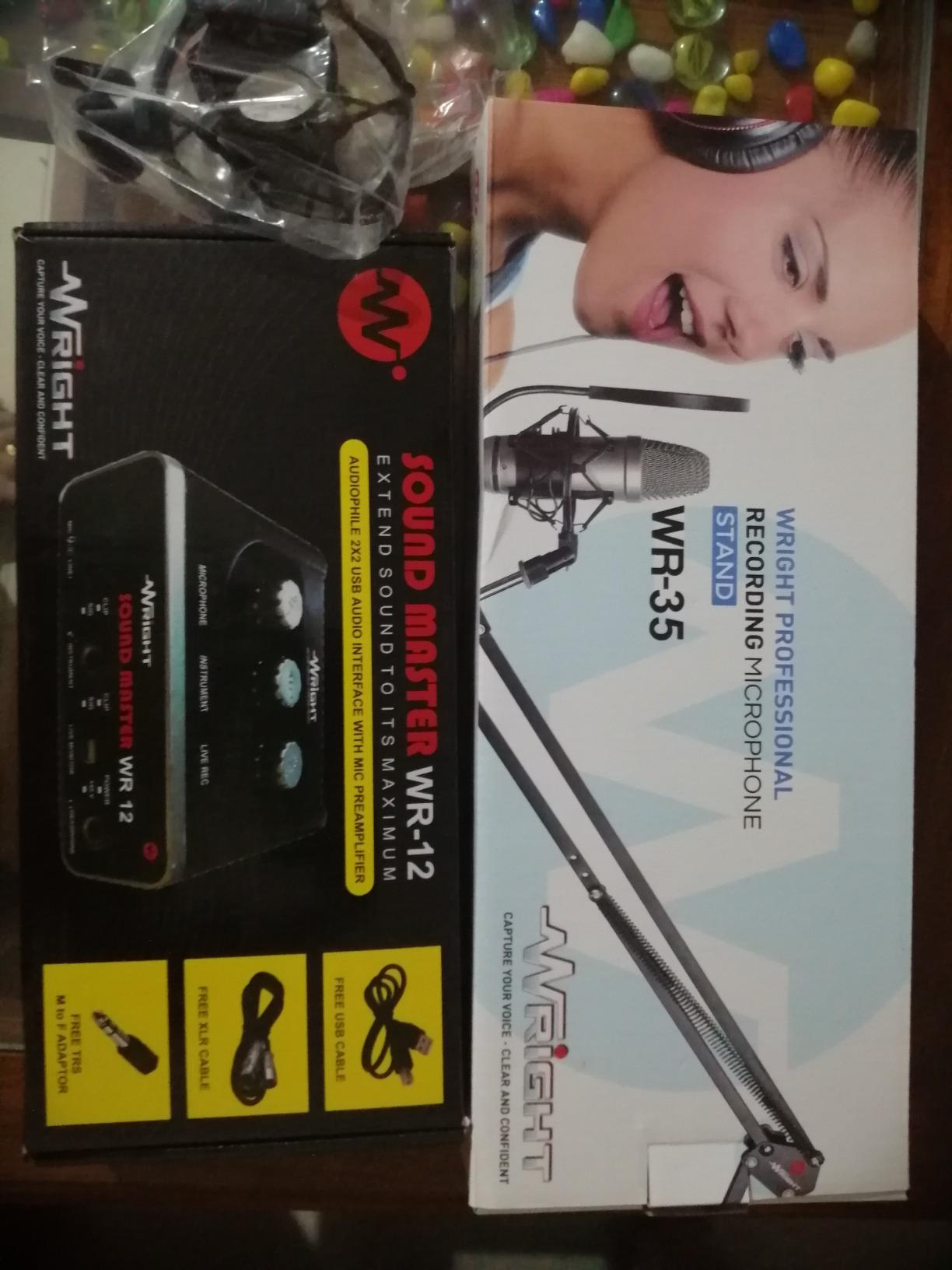 WRIGHT WR12 Audio Interface for wr bm 800 condenser microphone : Amazon ...