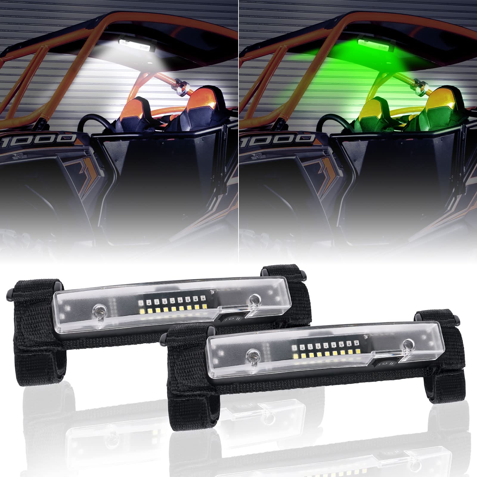 Amazon.com: ANGU-OFFROAD 2PCS UTV Interior Light LED Dome Light ...