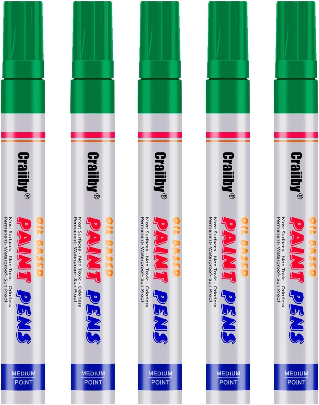 Amazon.com: Lesun Yellow Paint Pens Paint Markers, 12 Pack Waterproof ...