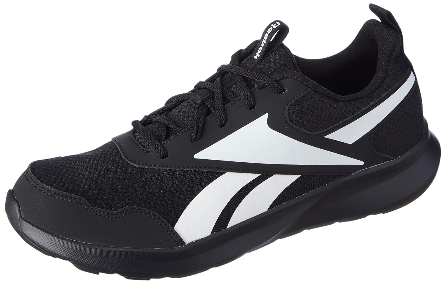Buy REEBOK Men Synthetic Textile Sprinter Running Shoes Black-White UK ...