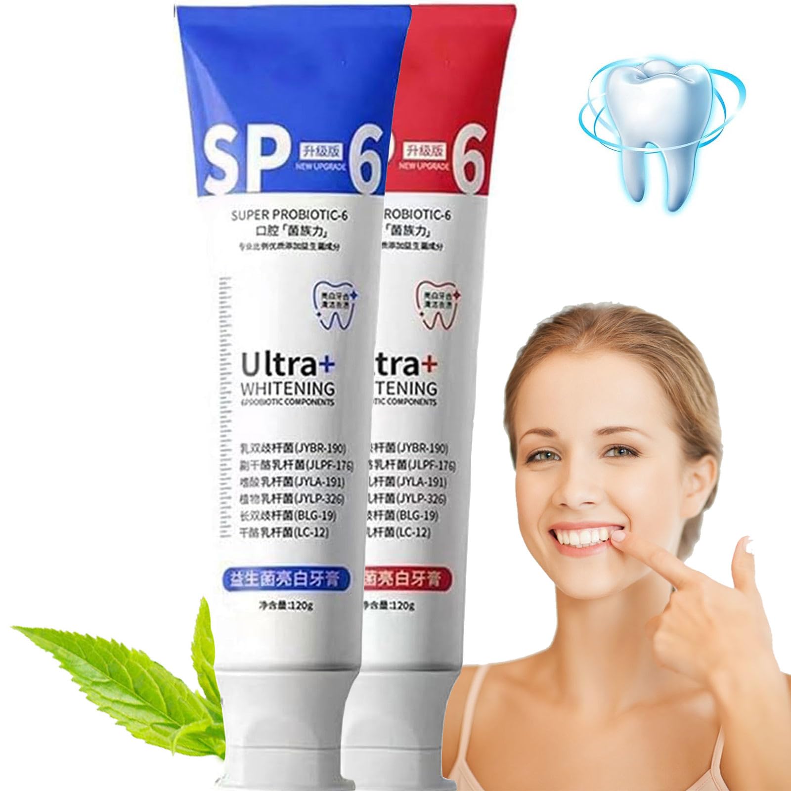 Sp 6 Toothpaste, Sp-6 Ultra Whitening Probiotic Brightening Toothpaste ...