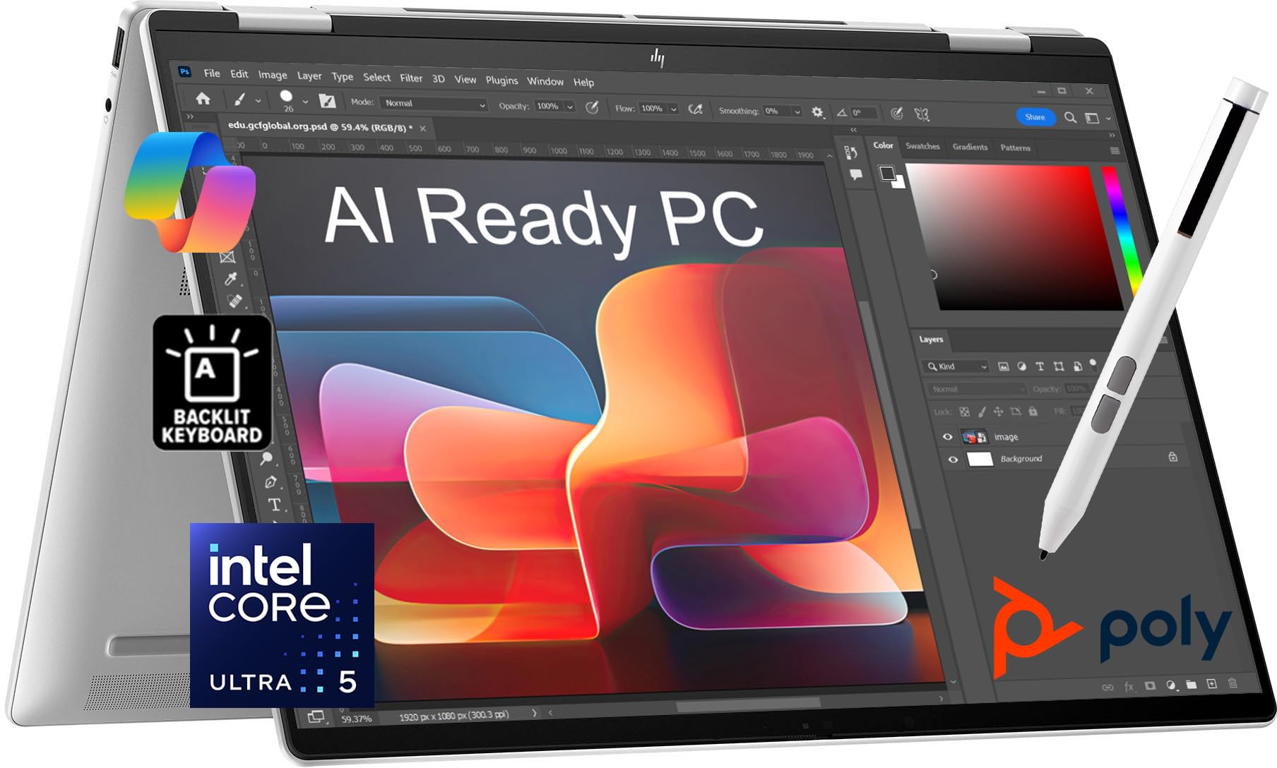 Buy HPEnvy x360 2-in-1 AI PC Laptop for Creator, Photographer, Designer ...