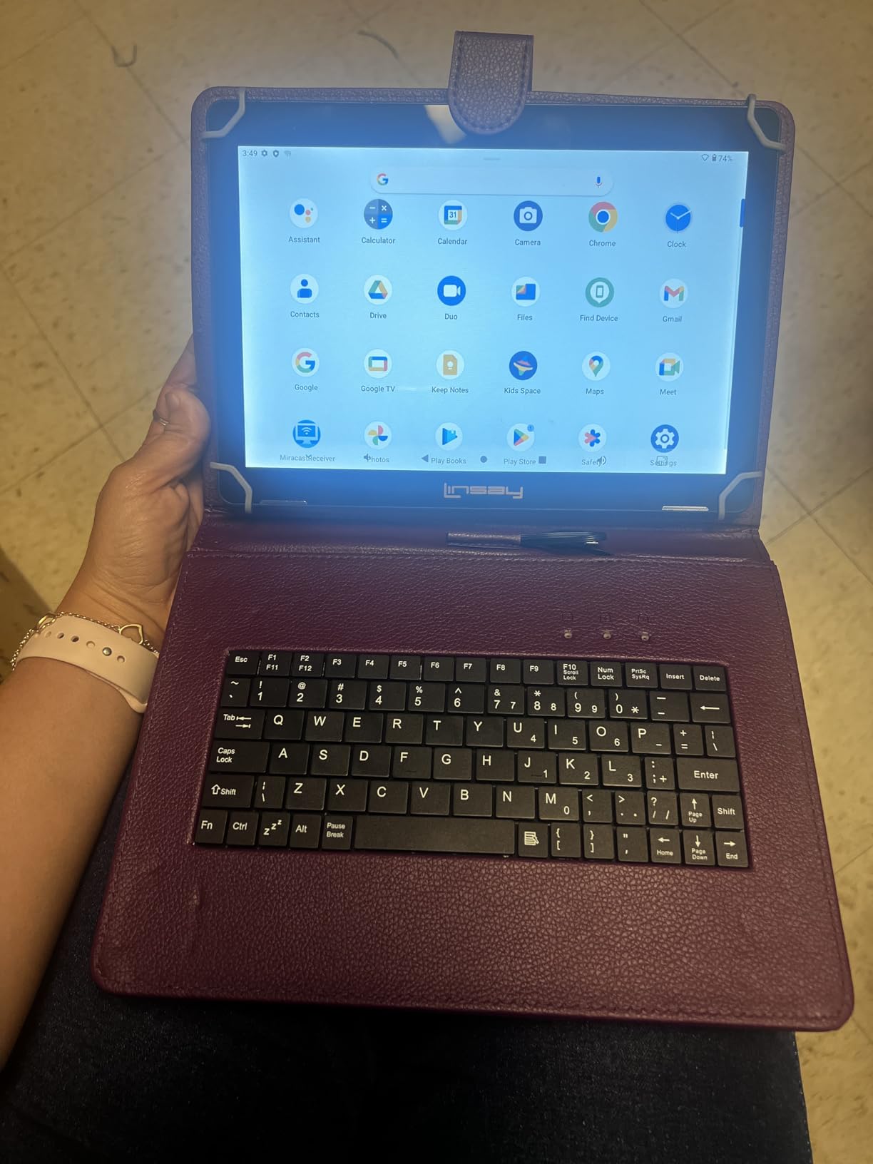 Amazon.com : LINSAY 10.1" Octa Core Powerful Tablet 4GB RAM 128GB ...