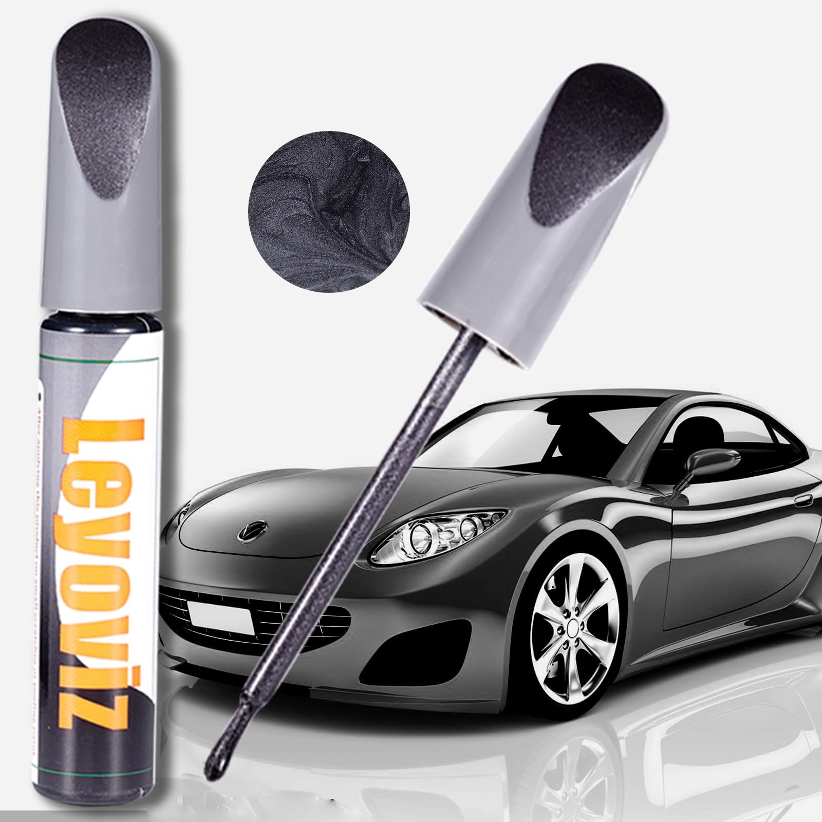 Amazon.com: Touch Up Paint For Cars Black, Auto Deep Scratch Fill ...