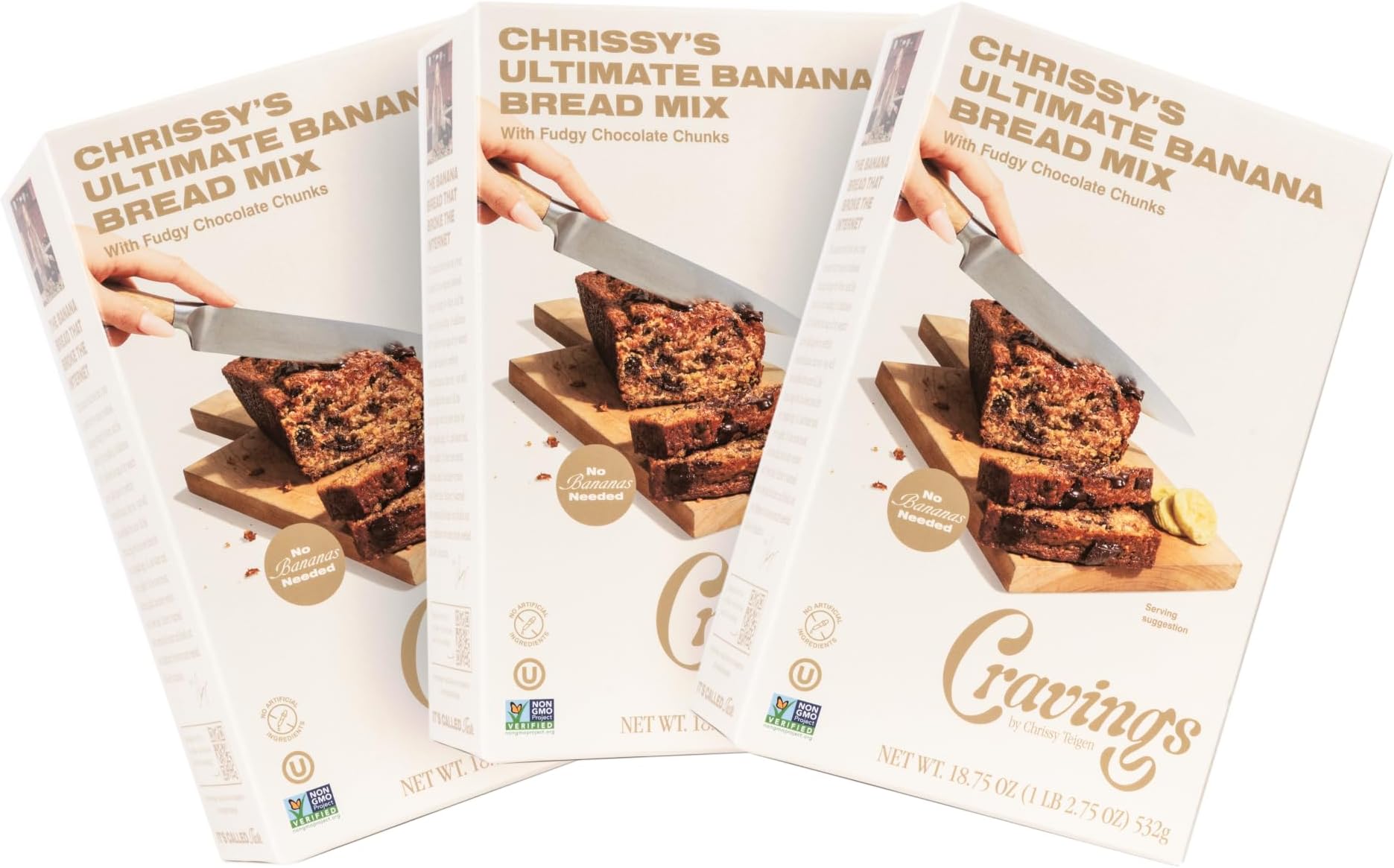 Amazon.com : Cravings by Chrissy Teigen Ultimate Banana Bread Mix, Fast ...