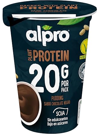 Alpro Pflanzlicher Protein-Pudding Schokoladengeschmack, 200g : Amazon ...