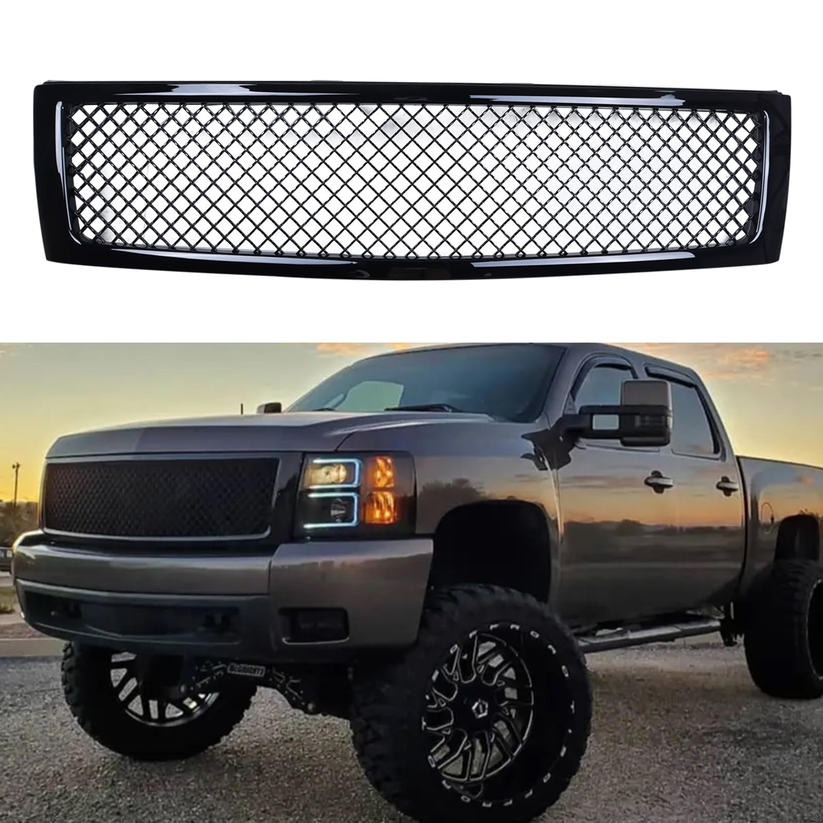 2008 Chevy Silverado Grille Grille For 2007 2008 2009 2010 2011 2012