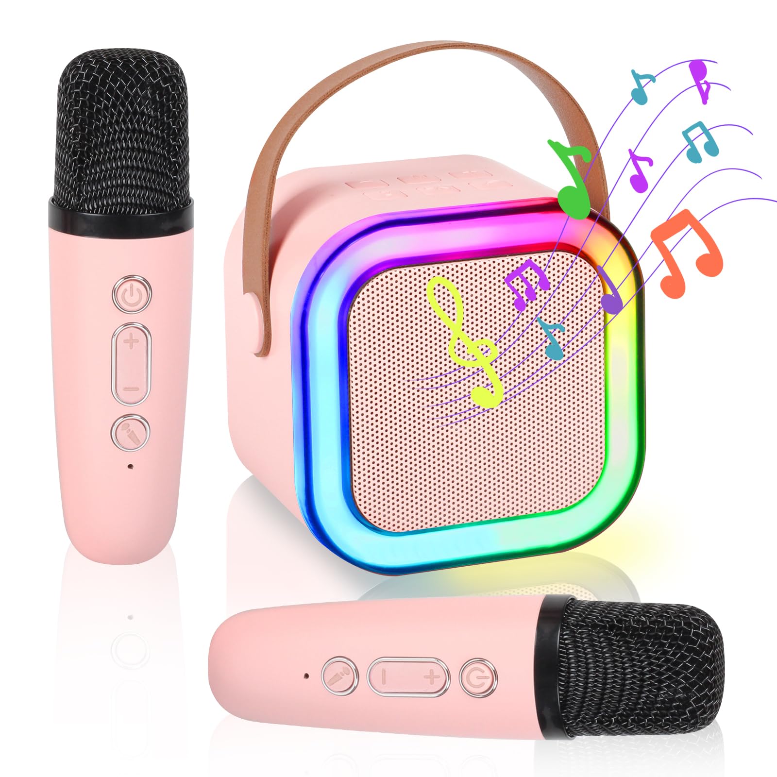Amazon.com: Mini Karaoke Machine for Kids Adults Portable Bluetooth ...