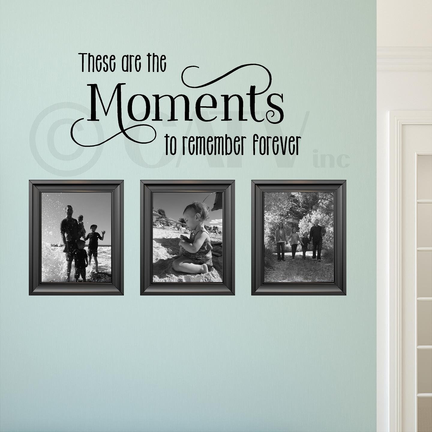 Amazon.com: These are The Moments to Remember Forever Vinyl Lettering ...
