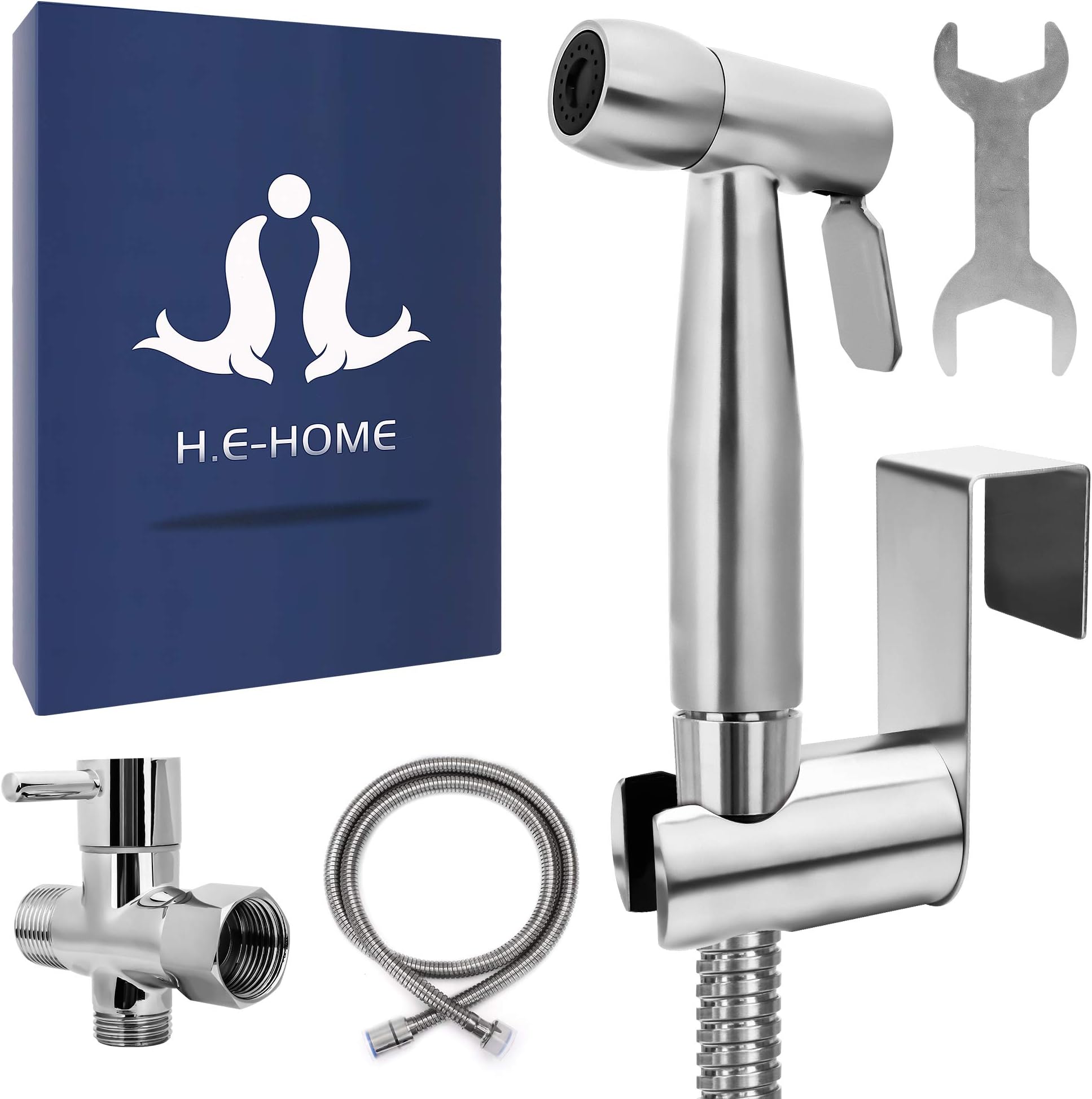 Handheld Bidet Sprayer for Toilet: Premium Stainless Steel Cloth Diaper ...