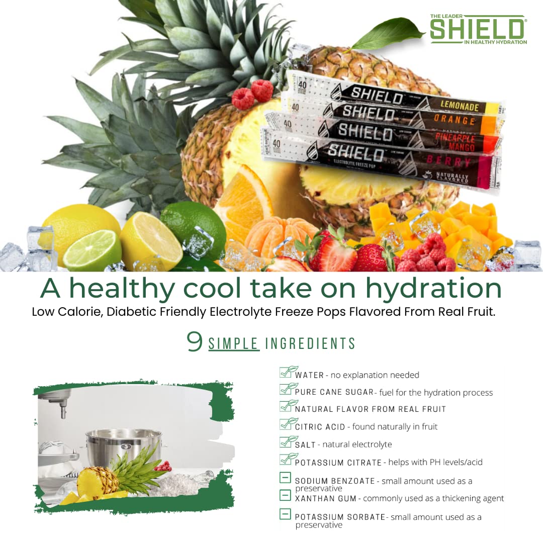 Electrolyte Fortified Freezer Pops