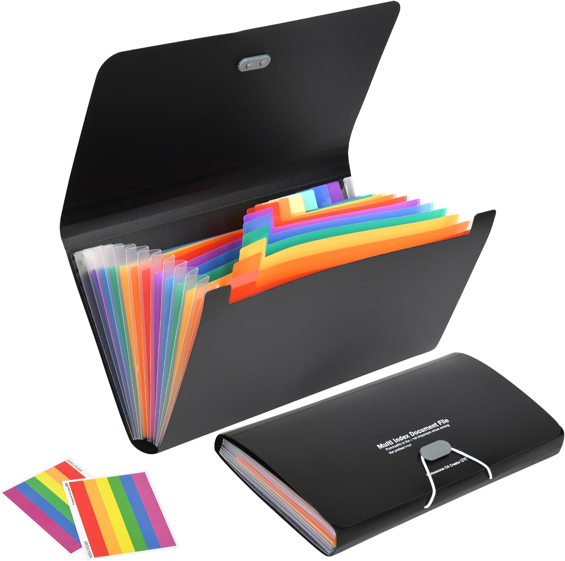 Amazon.com : 2 Pcs 13 Pockets Expanding File Folders,B6 Accordion ...