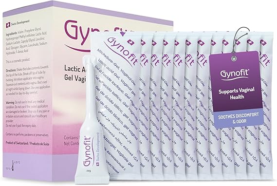 Amazon.com: Gynofit Lactic Acid Vaginal Gel - Vaginal Moisturizer - pH ...