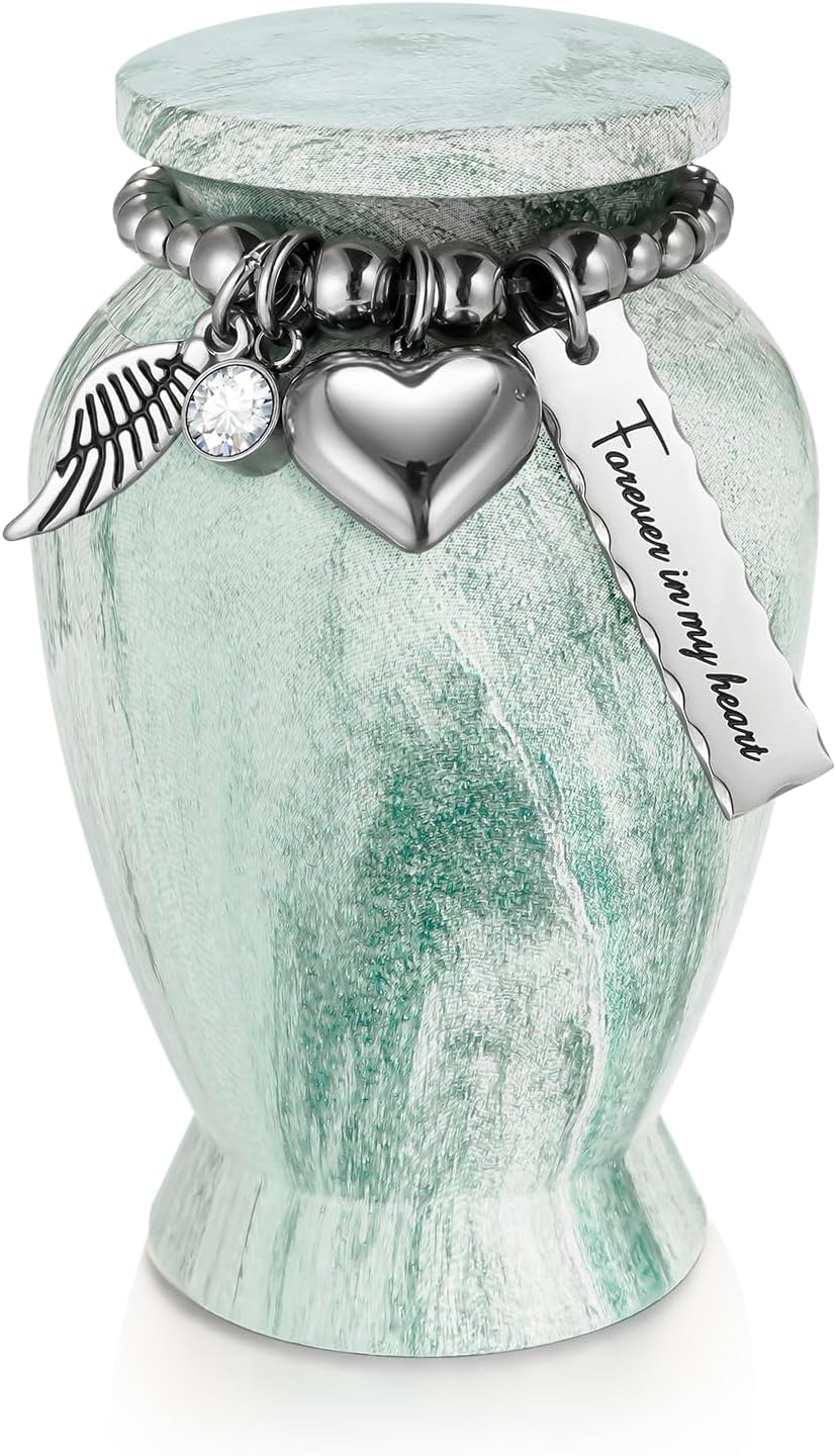 SOITIS Small Urns for Human Ashes - 2.83 Inch Mini Cremation Keepsake ...