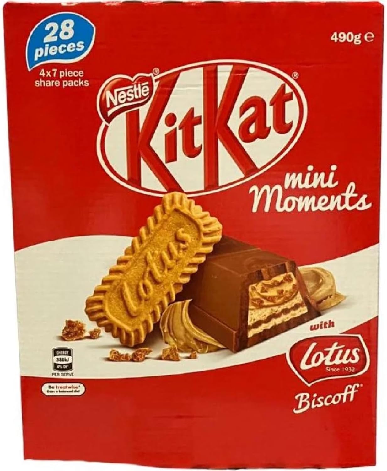 Australian Limited Edition Kitkat mini moments with Lotus Biscoff Since ...