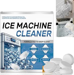 12Pcs Ice Machine Cleaning Tablets,Ice Machine Cleaner Maker Descaler ...