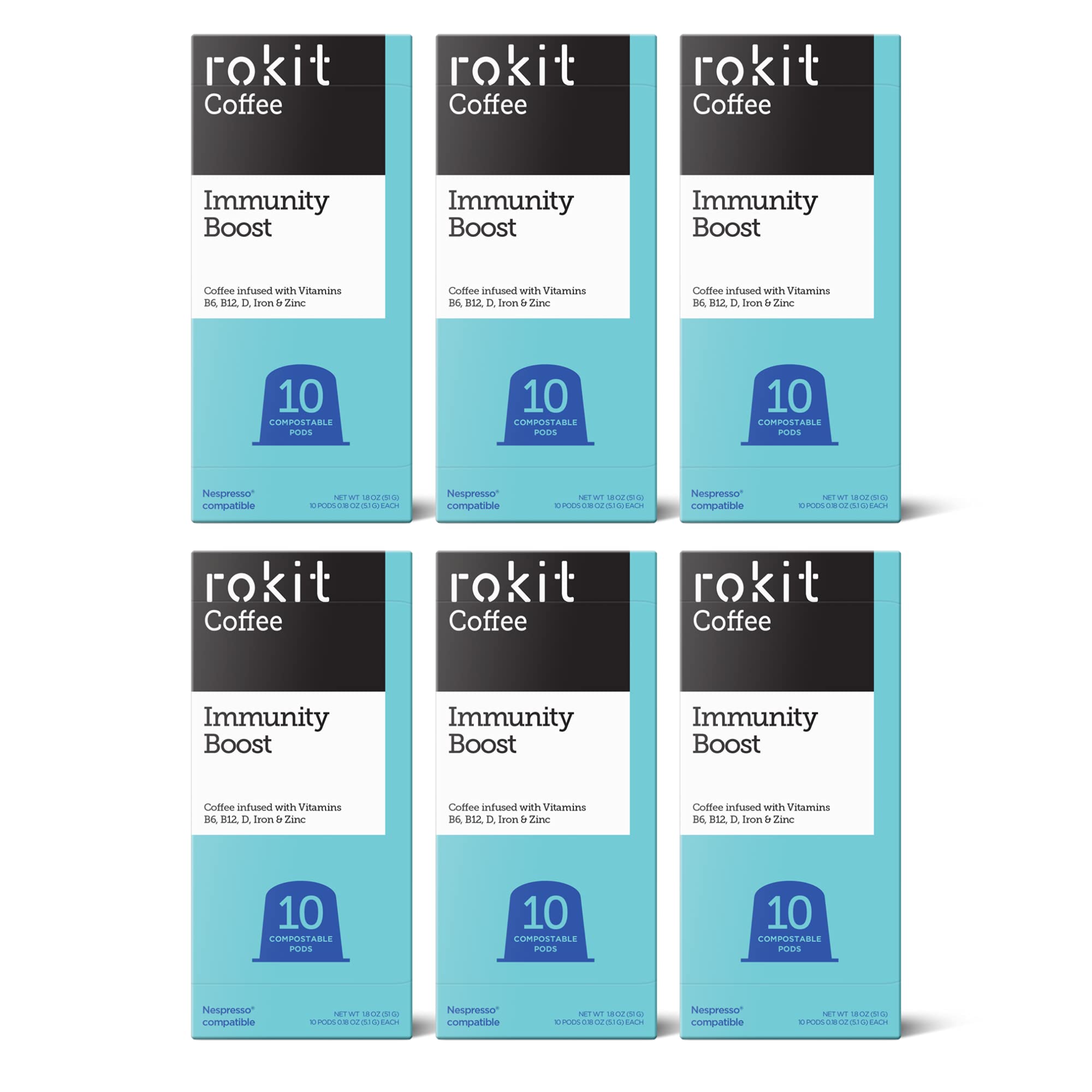 Buy Rokit Coffee | Boost Coffee | Roasted Arabica Robusta Blend Coffee ...