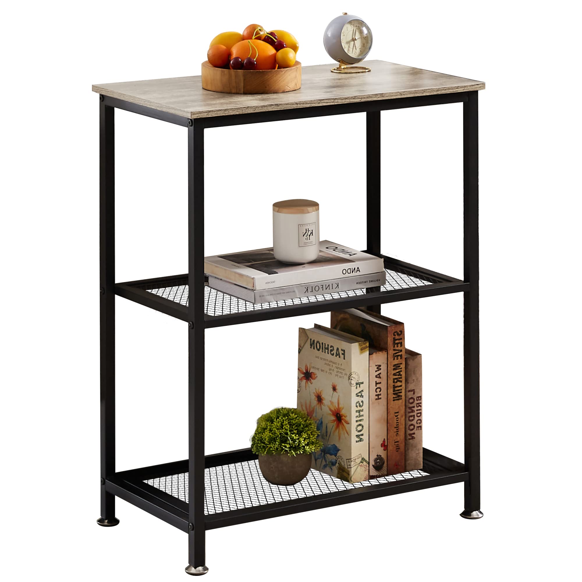 Snapklik.com : VECELO Tall End Side Tables, 30" Height Nightstand