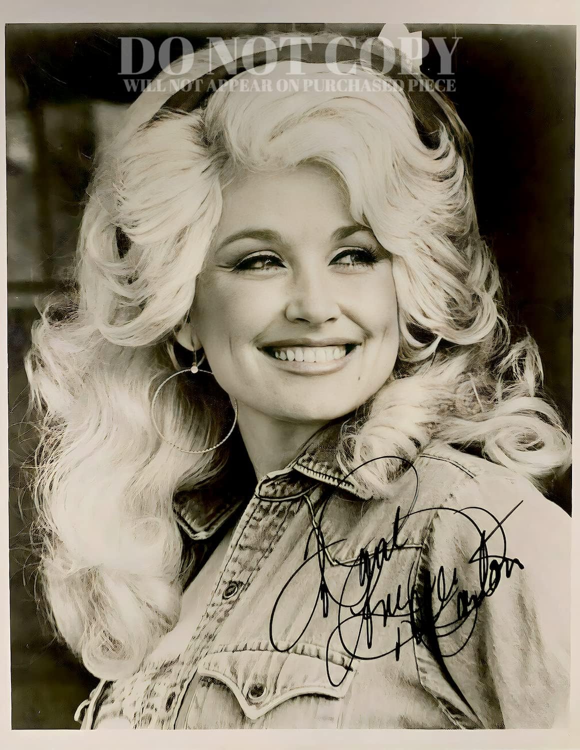 Amazon.com: Dolly Parton Photograph 11 X 14 - Gorgeous 1977 Portrait ...