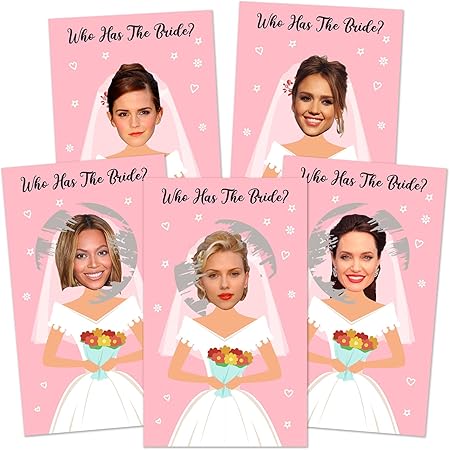 Amazon.com: Bridal Shower Games - Scratch Off Card Game for Door Prizes ...