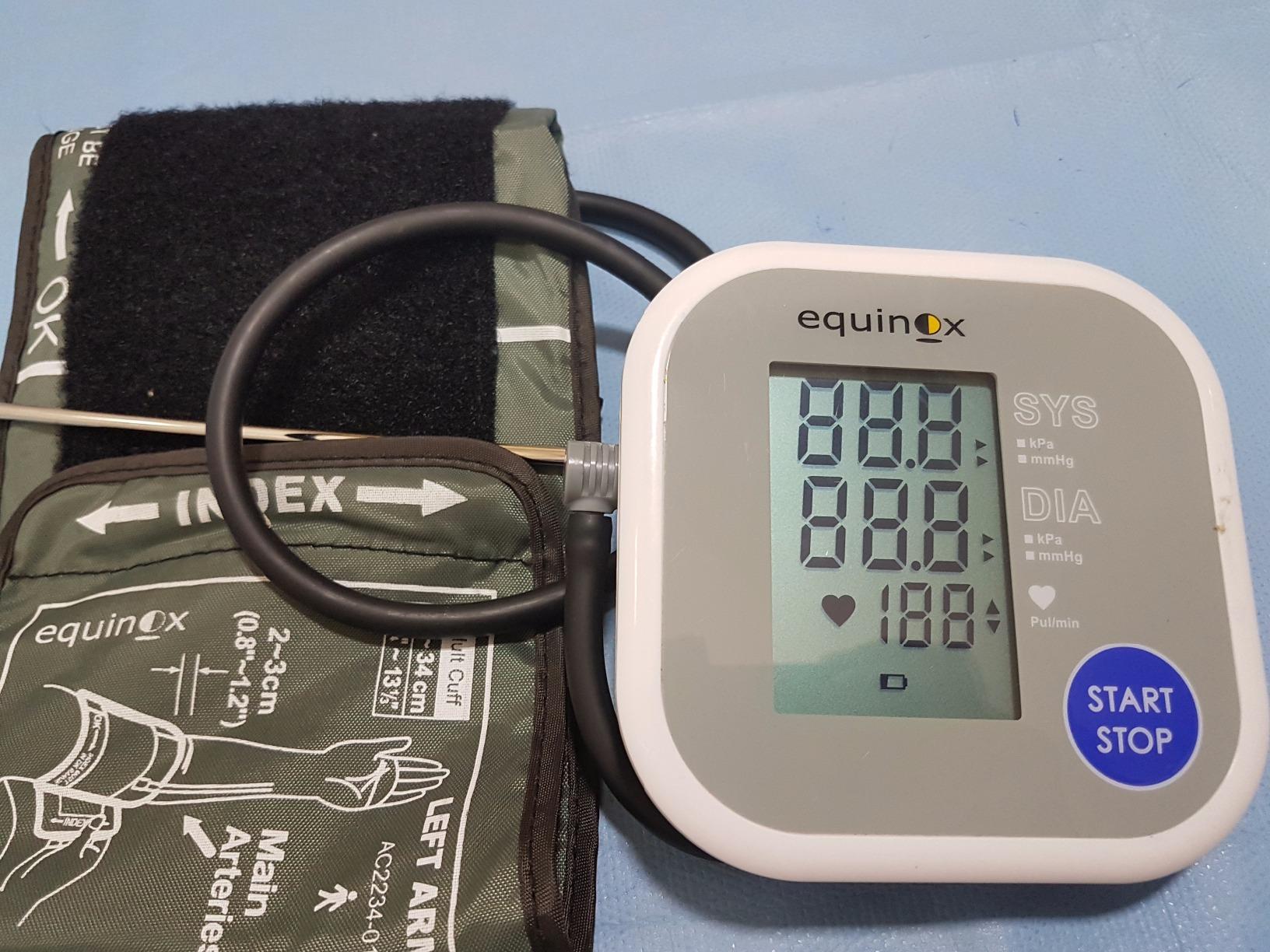 Equinox Digital Blood Pressure Monitor EQ-BP-100 : Amazon.in: Health ...
