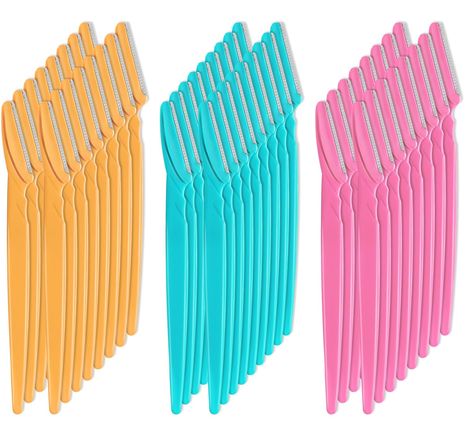 Amazon.com: 50 Pcs Eyebrow Razor, Multipurpose Exfoliating Dermaplaning ...