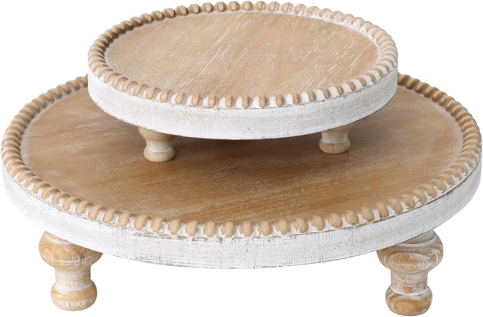 Amazon.com: dwellington Large Round Wood Risers for Display, 12 ...