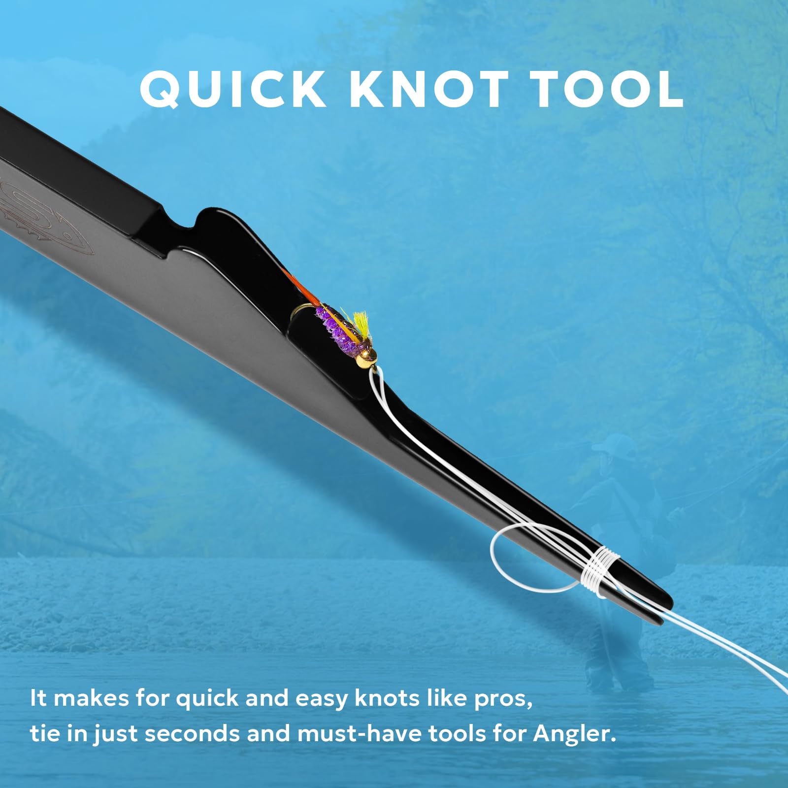 Snapklik.com : SF 2 In 1 Large Fly Fishing Knot Tying Tool Anglers Tool ...