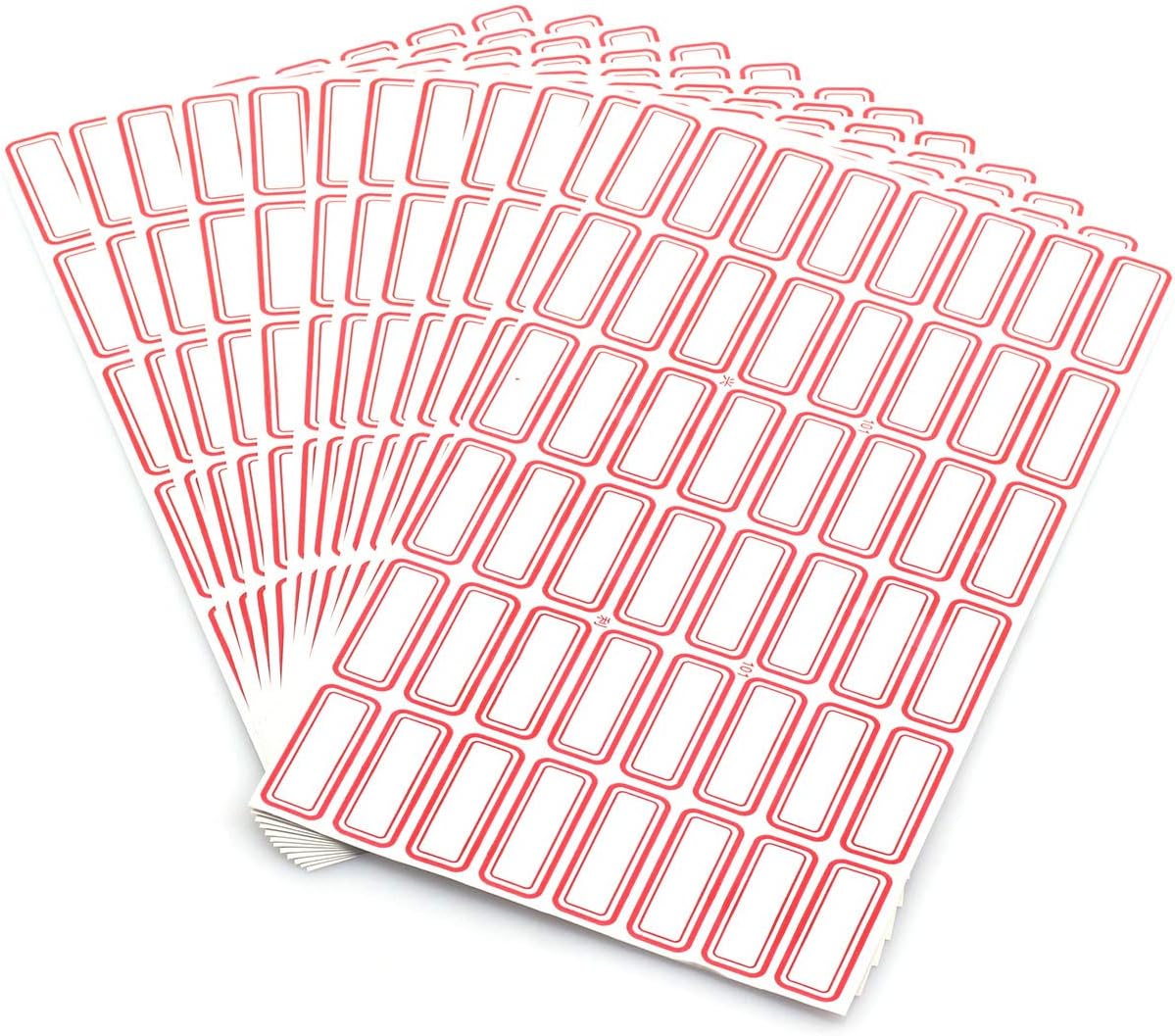 Amazon.com : PZRT 12 Sheet / 576pcs Self-Adhesive Label Stickers for ...