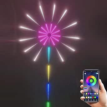Smart LED Neon Lights,Firework Style RGBIC Dreams Color String Lights ...