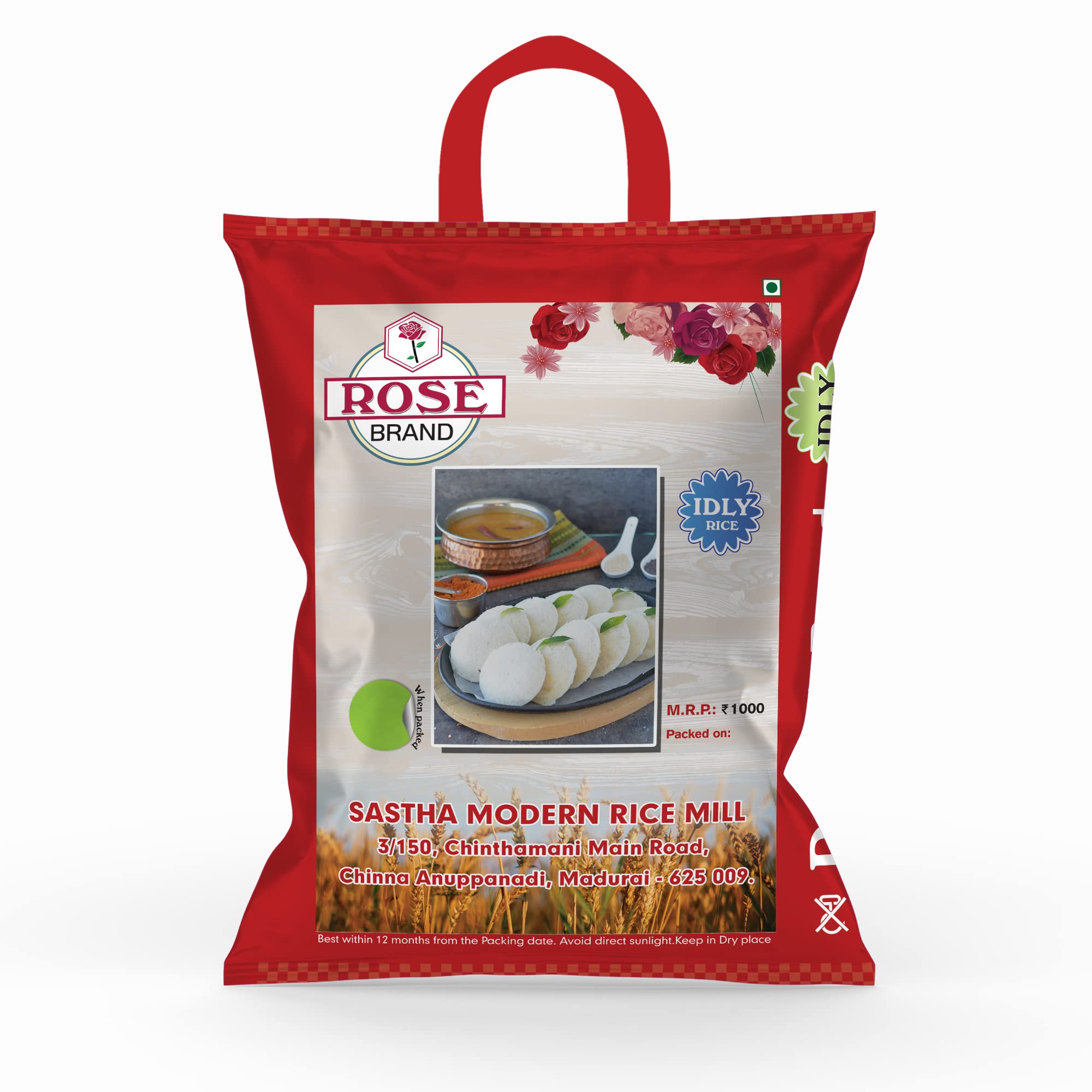 Rose Premium Idly Rice, Delicious Taste, Nature Source, Healthy & High ...