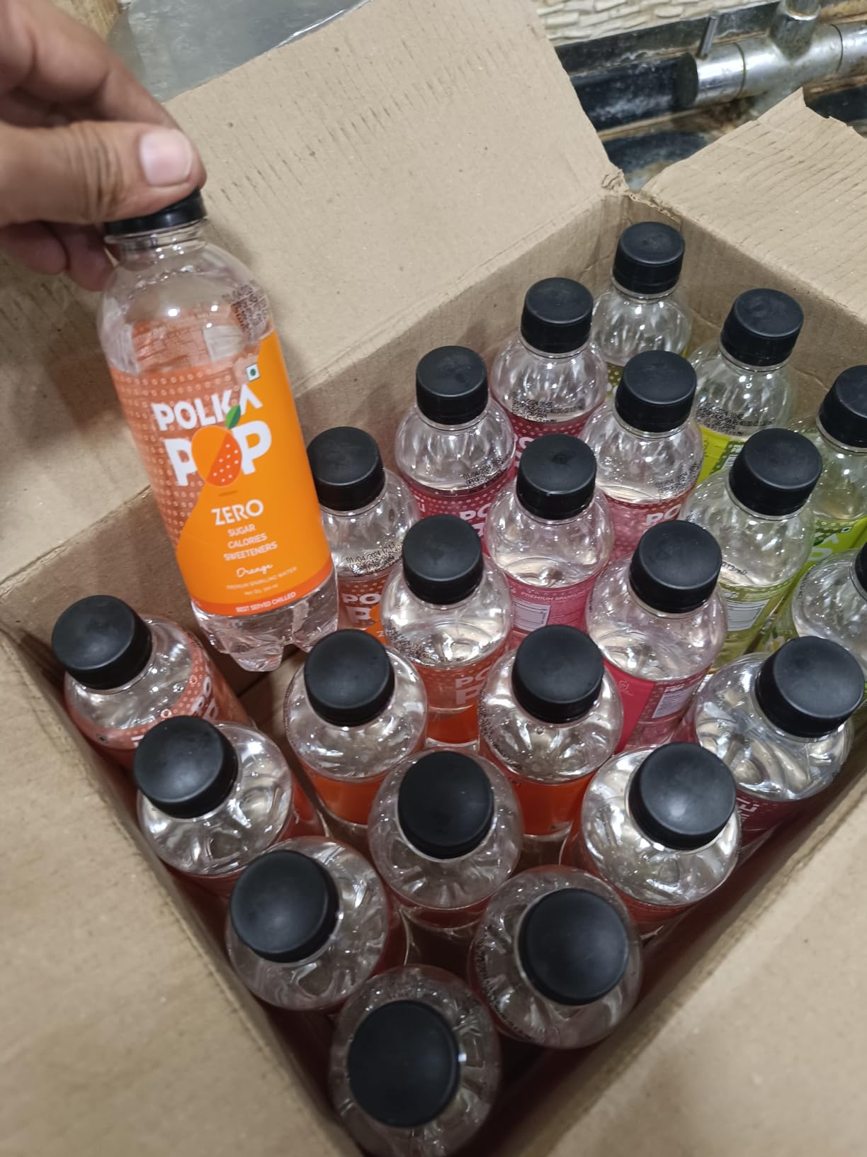 POLKA POP Assorted Collection Sparkling (Fizzy) Water | Pack of 12 ...