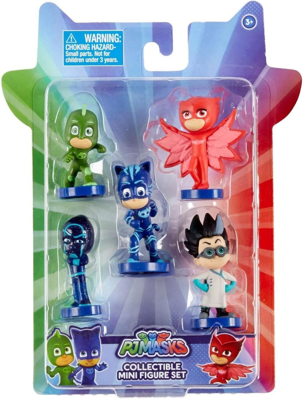 Pyjamasques – Yoyo, Bibou, Gluglu, Ninja K et Romeo – 5 Mini Figurines ...