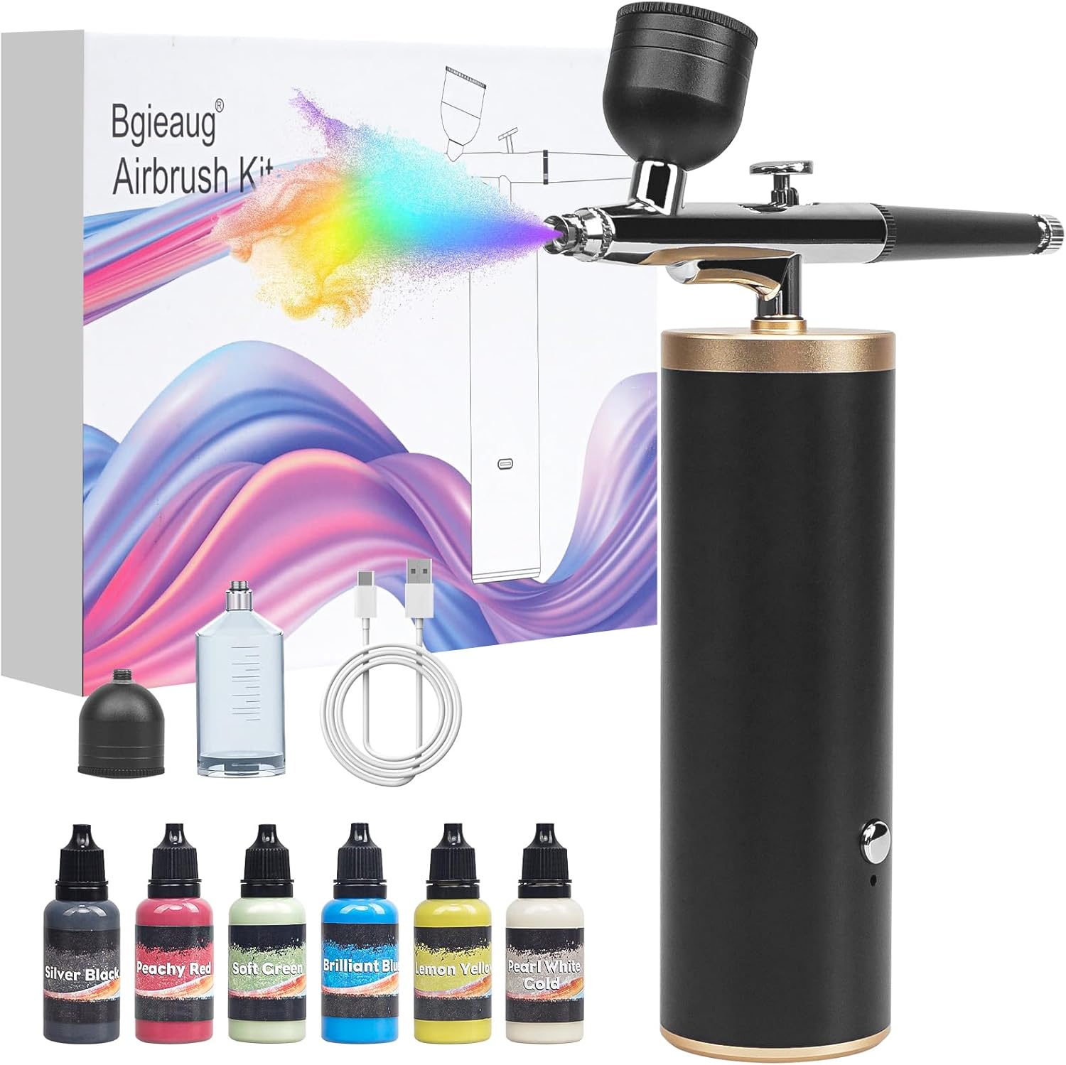 Amazon.com: Airbrush Kit with Compressor - Rechargeable Multi-Function ...