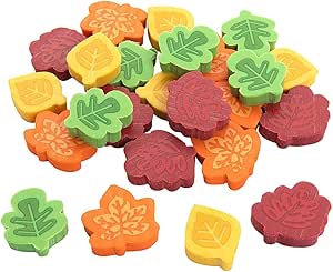 Bulk Mini Fall Leaf Eraser Assortment - Classroom Handouts, Party ...