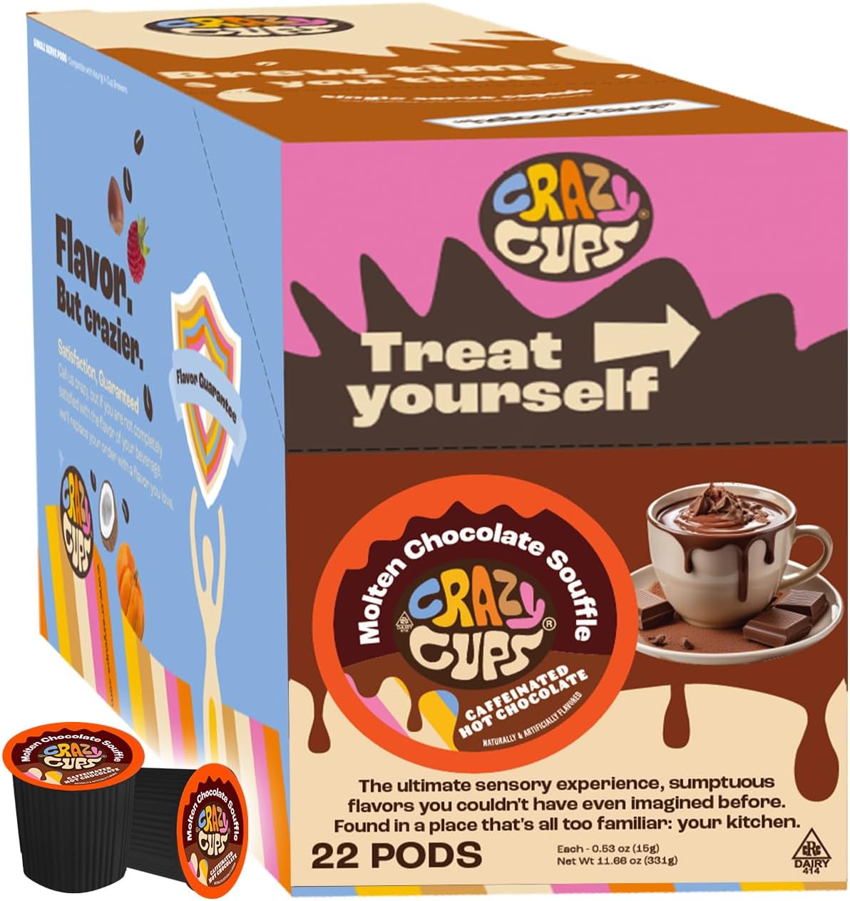 Amazon.com : Van Der Laan Chocolate Hot Cocoa Pods, Gourmet Dutch ...