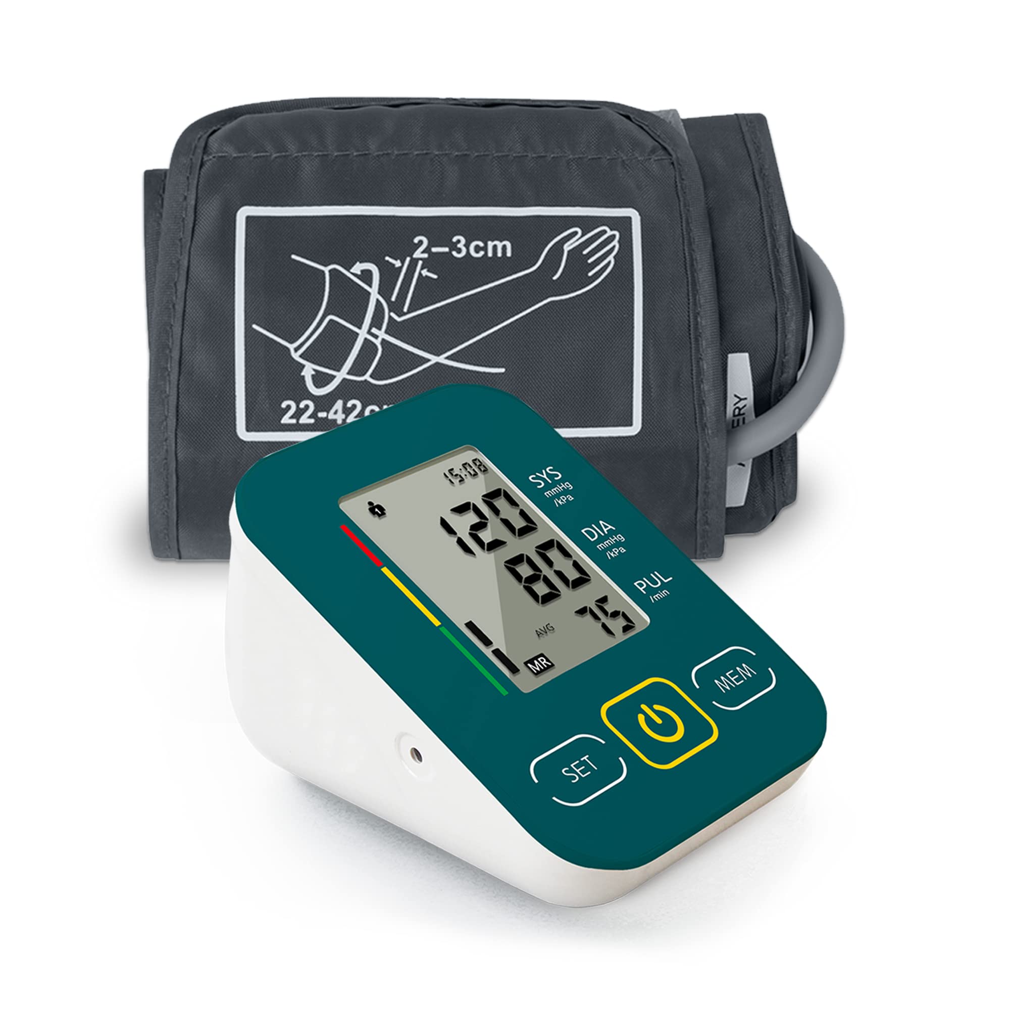 Bp Monitor Blood Pressure Monitor Upper Arm, Large Screen Blood ...