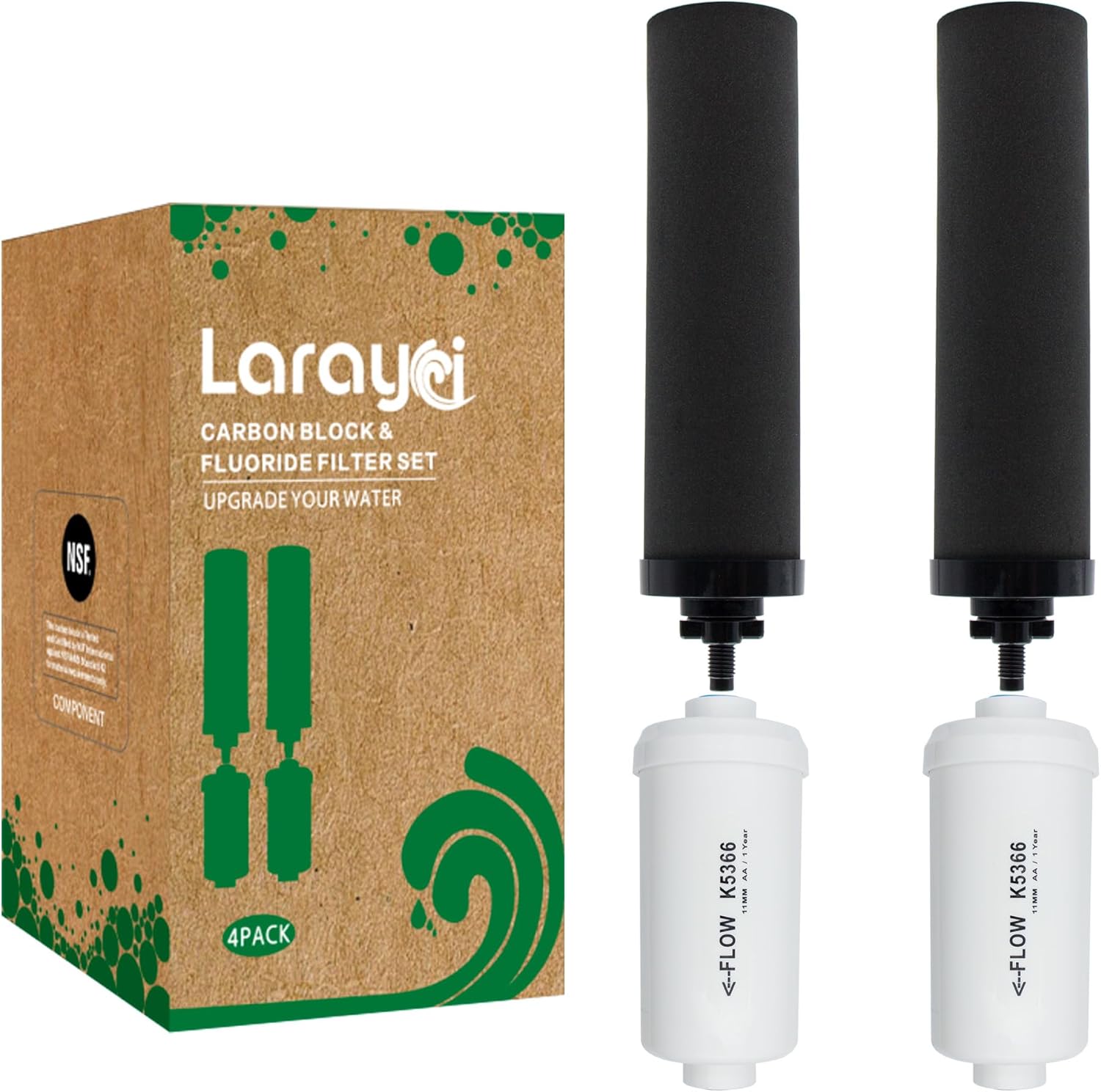 Amazon.com: Larayci Gravity Water Filter Replacement for Berkey ...