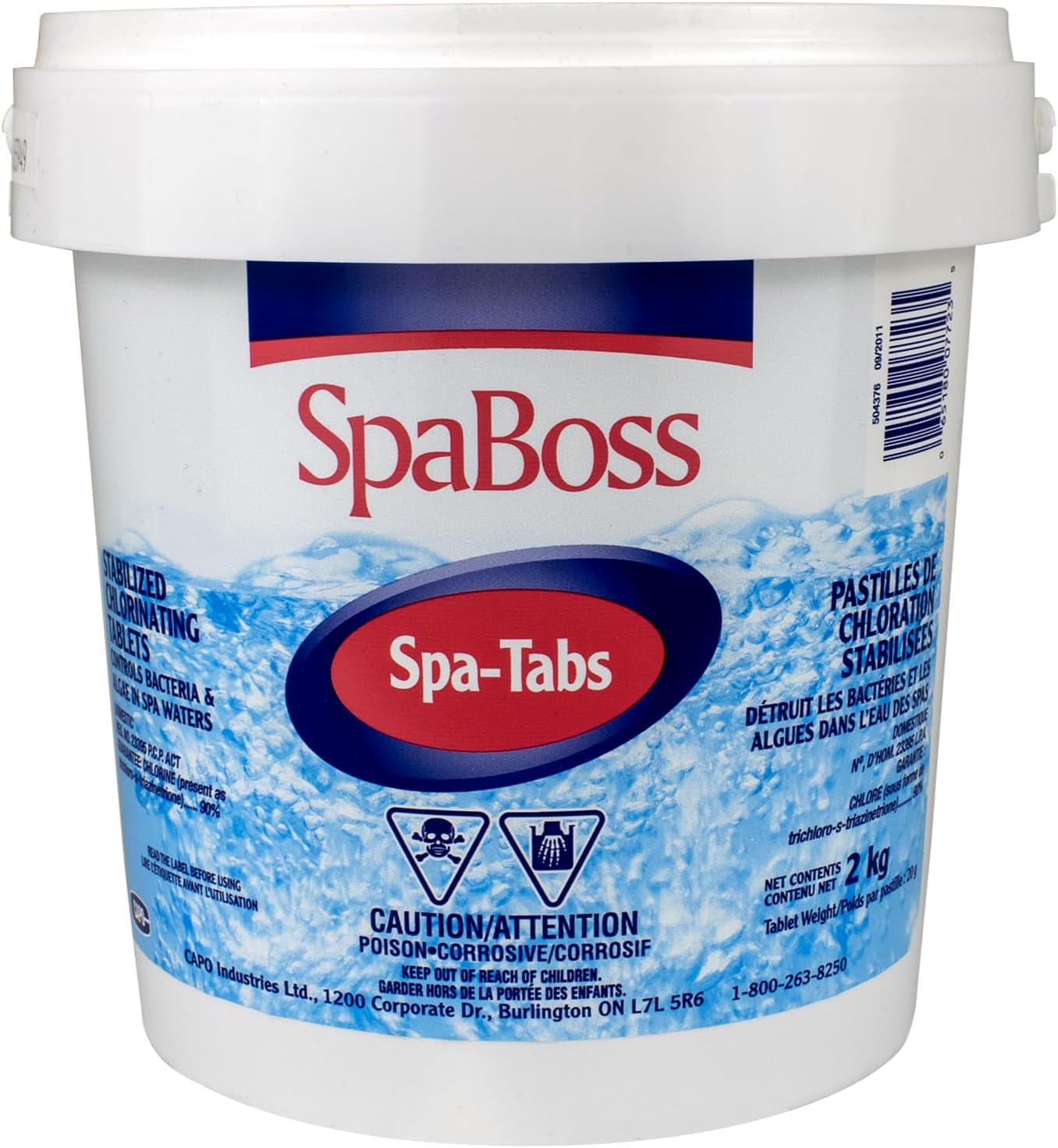 Spa-Tabs - Stabilized Chlorinating Tablets - 2KG : Amazon.ca: Patio ...