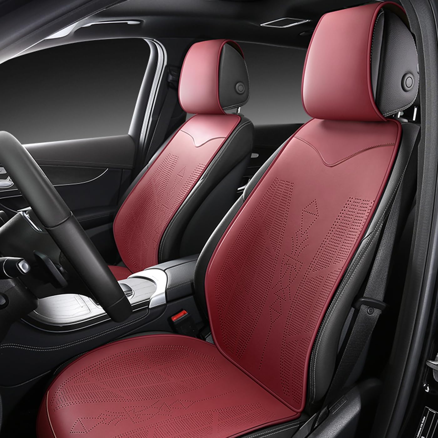 Amazon.com: QUYDDC Thin Style Car Seat Covers Full Set, 5 Seats ...