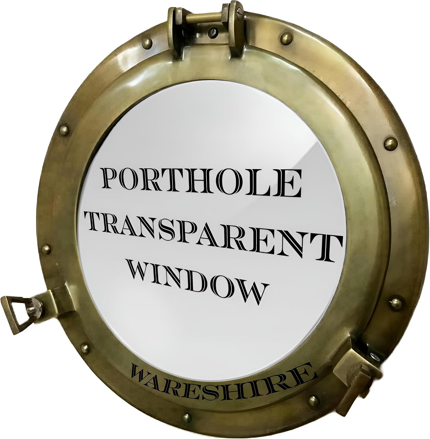 Amazon.com: WARESHIRE Porthole Mirror Rustic Brass Antique Finish Boat ...