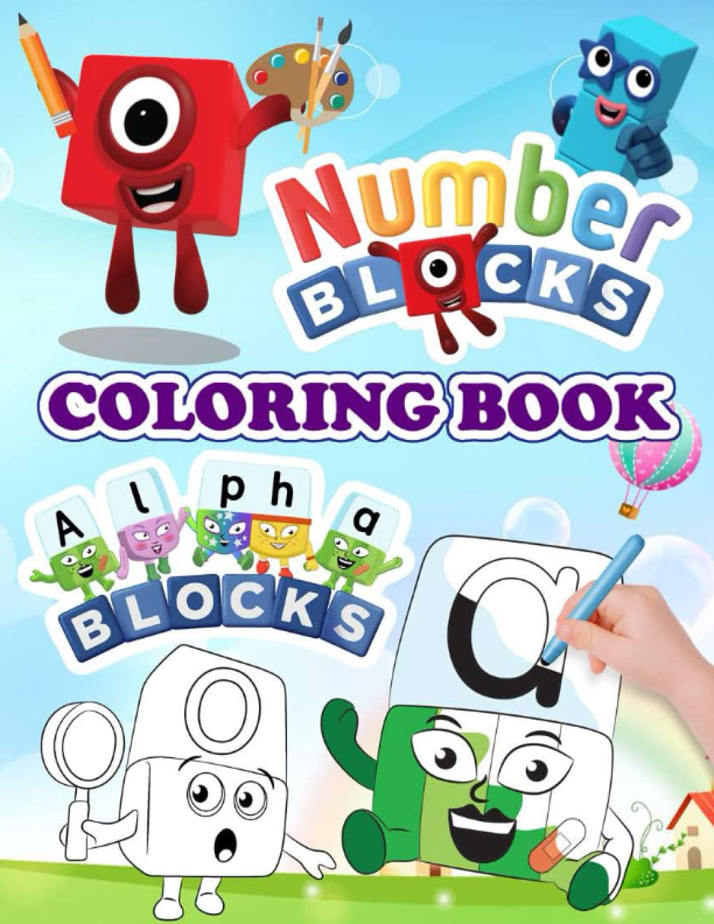 Numberblocks Alphablocks Coloring Book Amazing Hight Quality Coloring ...